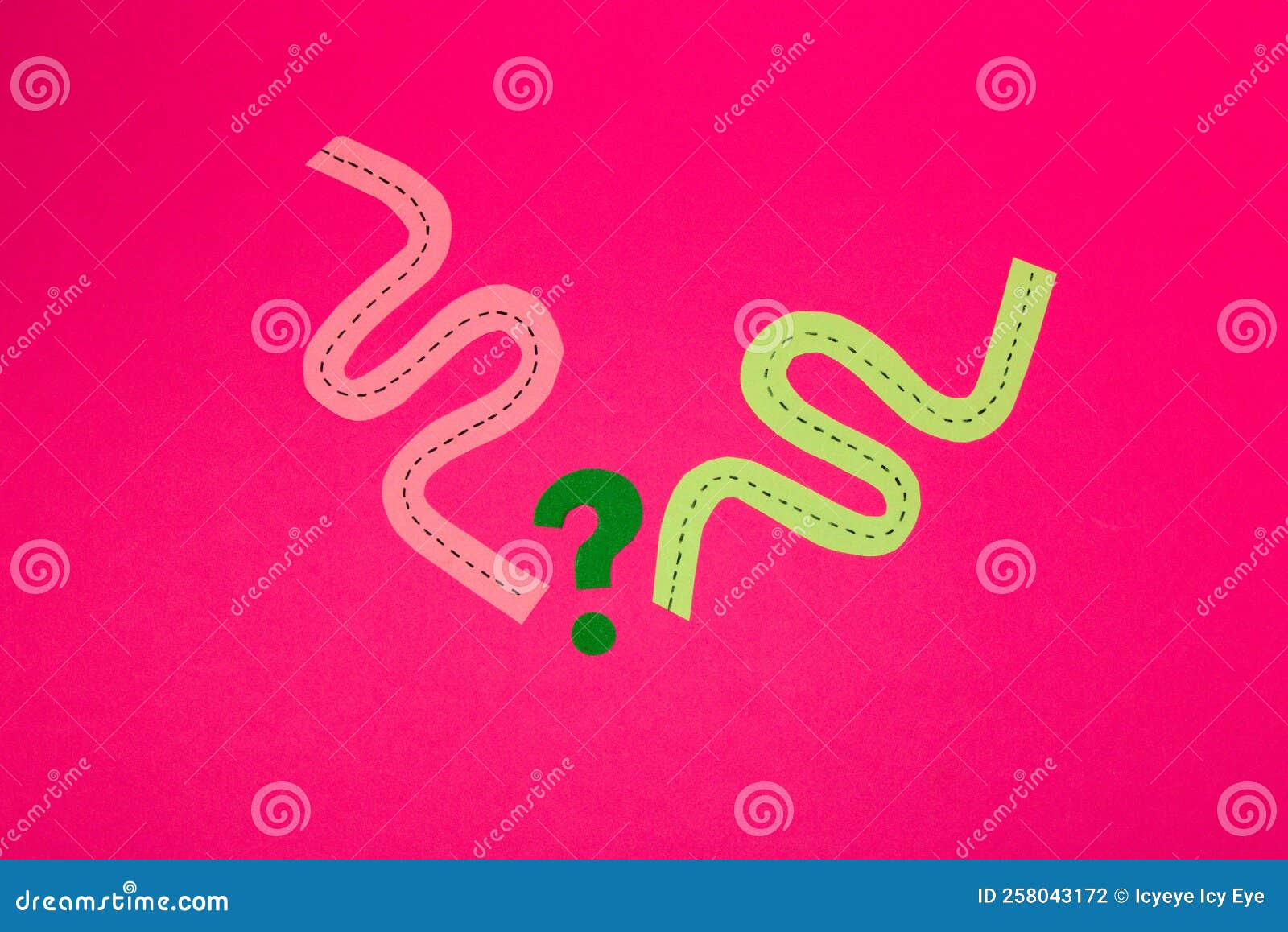 Question Which Path To Choose, Creative Business Concept, Question ...