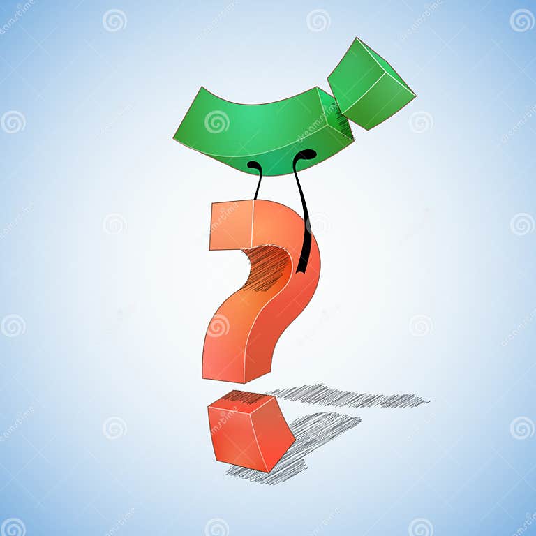 Question win stock vector. Illustration of anger, disputing - 47713802