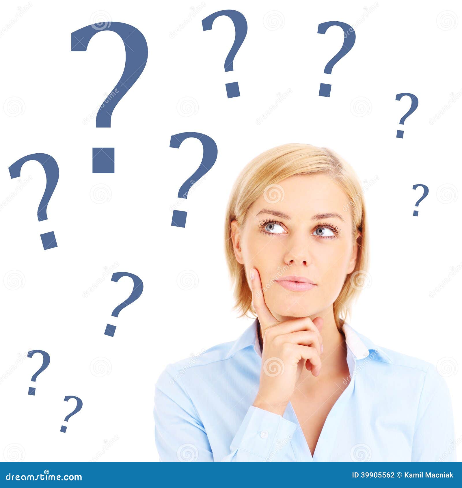 Question stock photo. Image of questions, portrait, attractive - 39905562