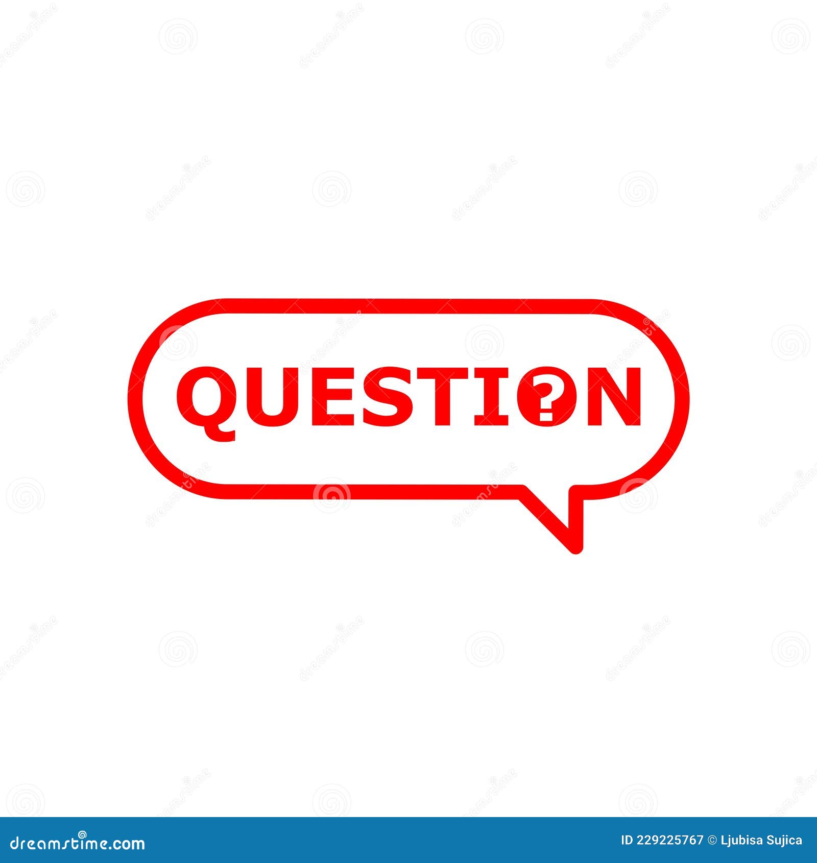 Question Word Icon Isolated on White Background Stock Vector ...