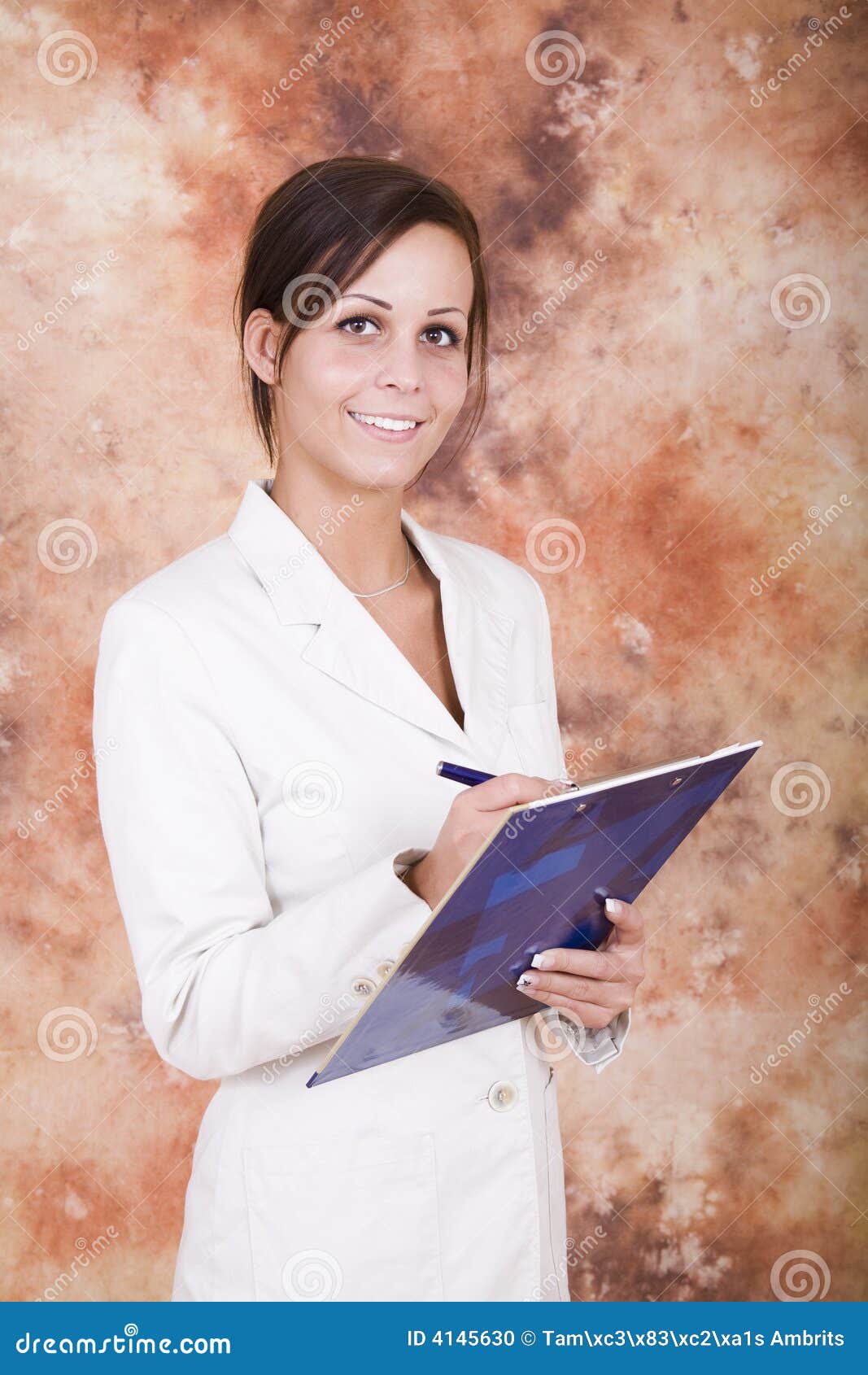 Questioner girl stock photo. Image of smile, questions - 4145630