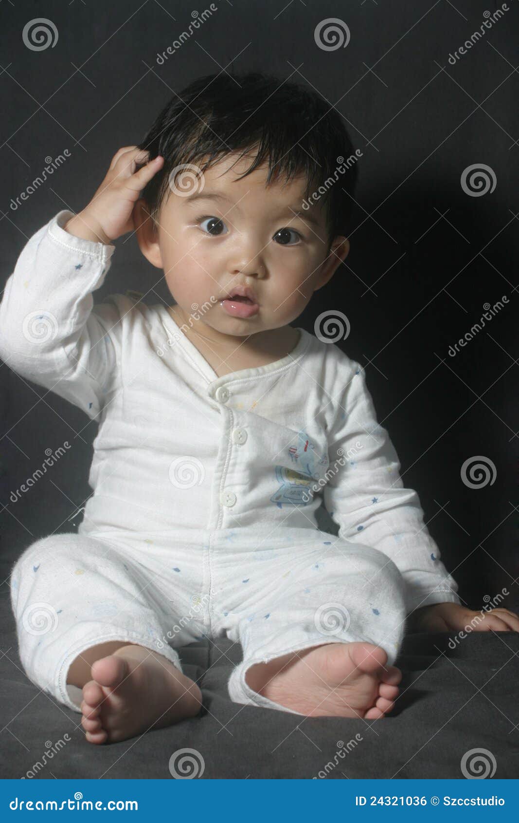 Questioning baby stock photo. Image of explore, thinking - 24321036