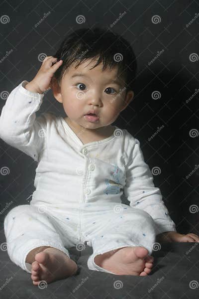 Questioning baby stock photo. Image of explore, thinking - 24321036