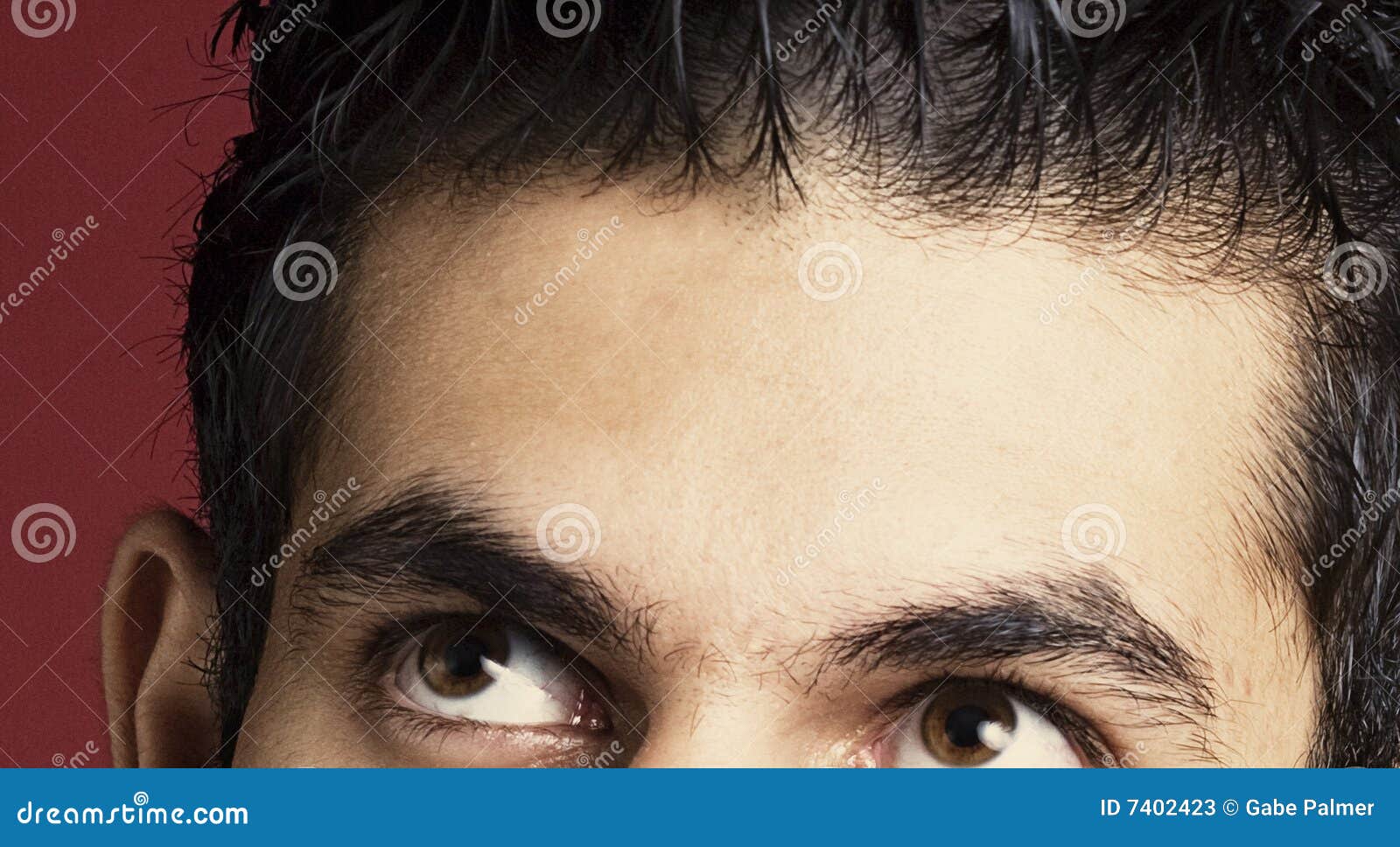 Questioning eyes stock image. Image of alone, adult, people - 7402423