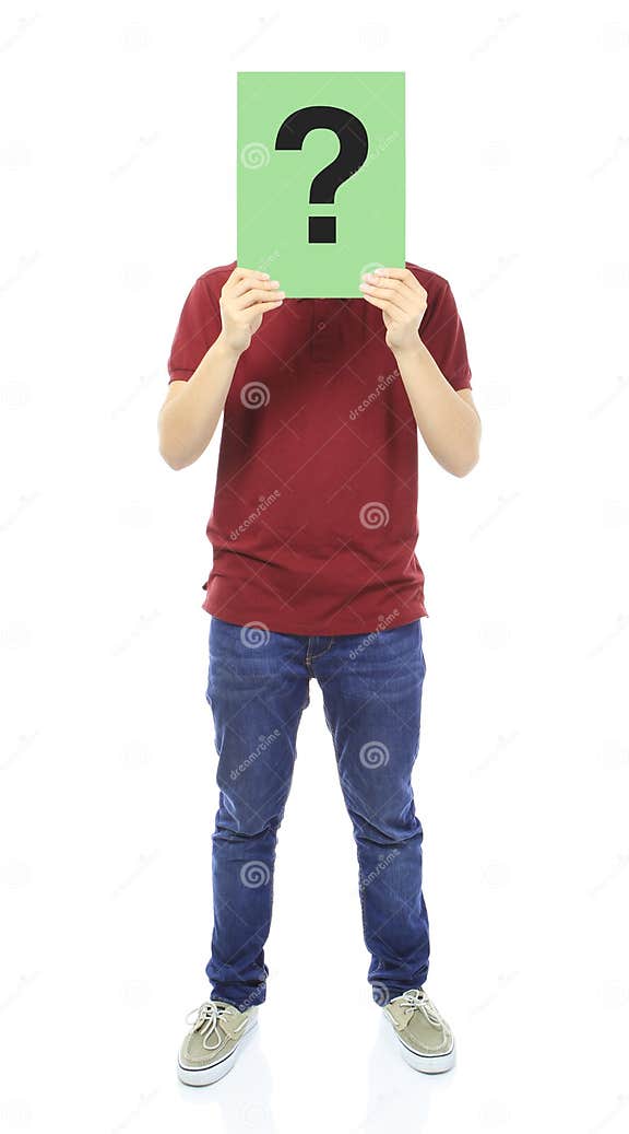 Questioning Face stock photo. Image of jeans, mask, standing - 31047964