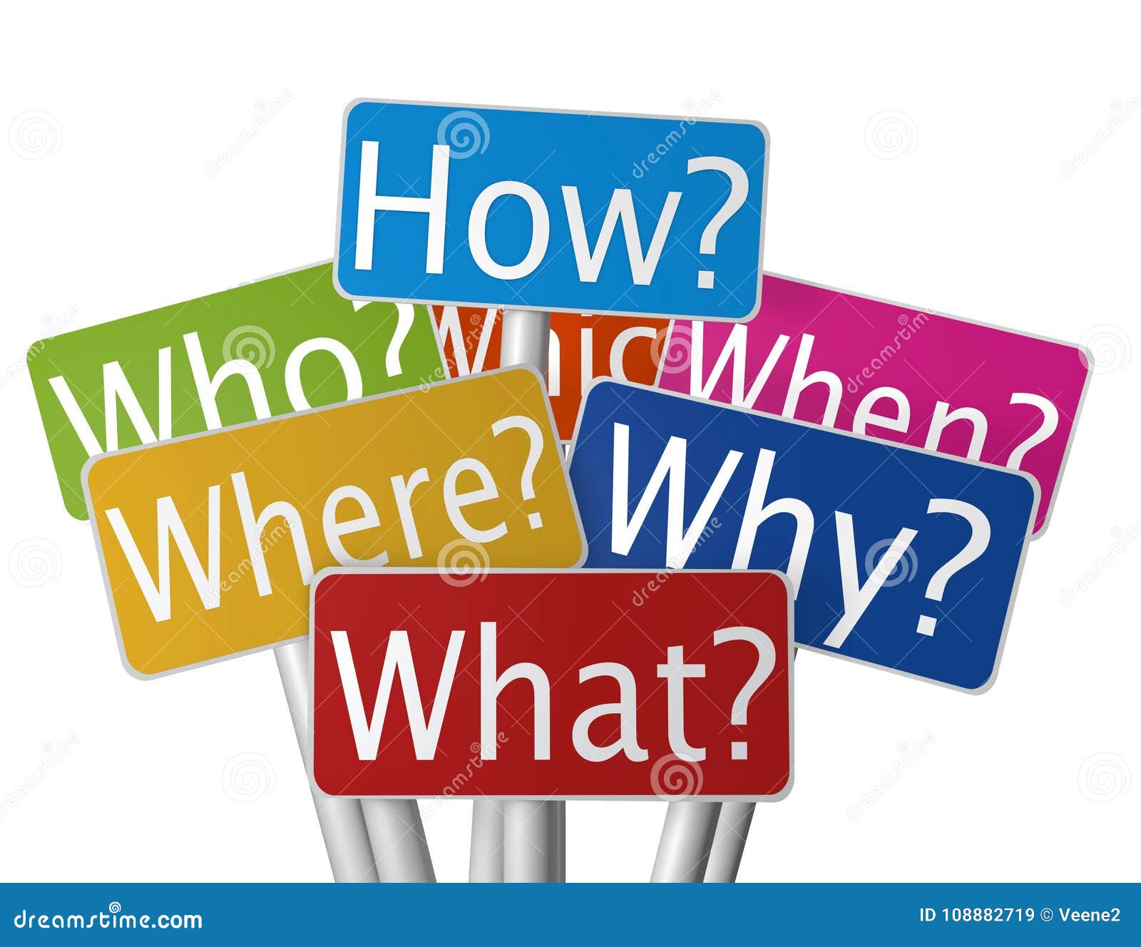 Questioning - Sign stock illustration. Illustration of color - 108882719