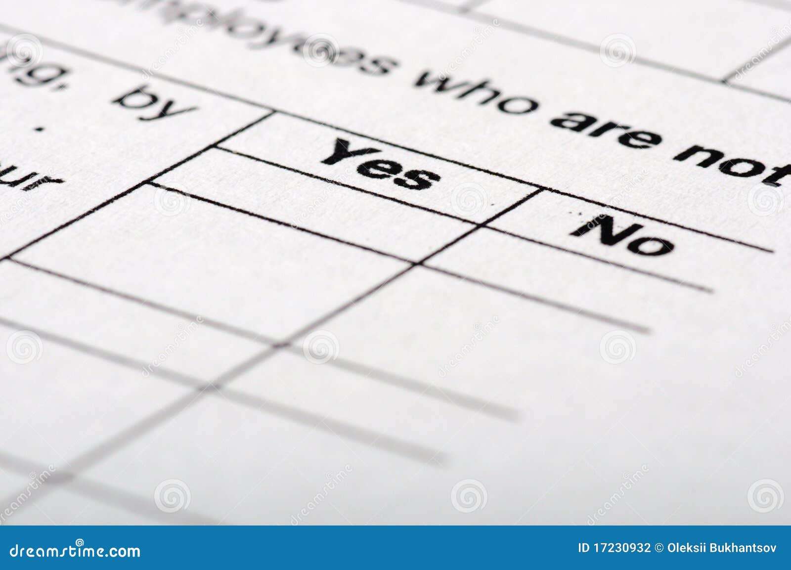 Questionnaire stock photo. Image of paper, business, white - 17230932