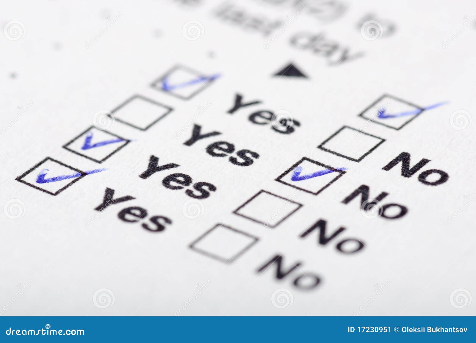 Questionnaire stock image. Image of poll, checkbox, questionnaire ...