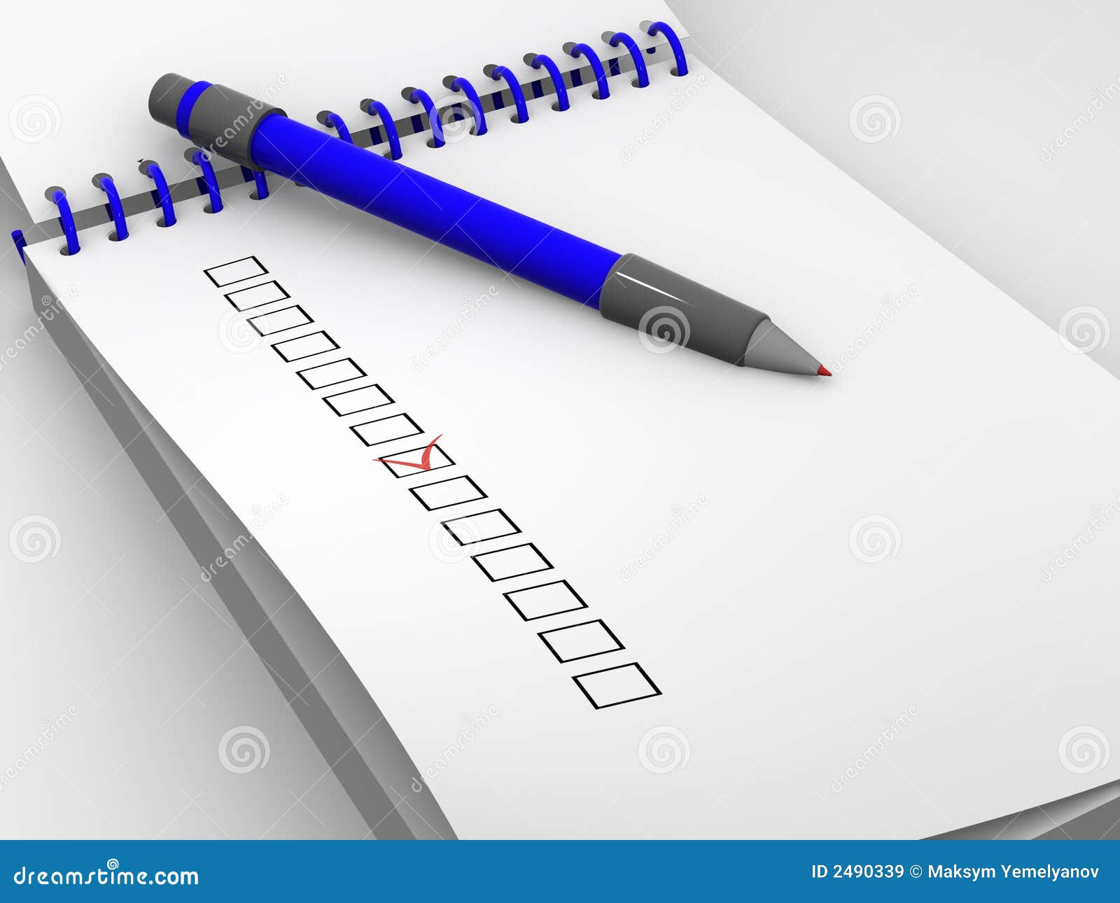 The questionnaire stock illustration. Illustration of paper - 2490339
