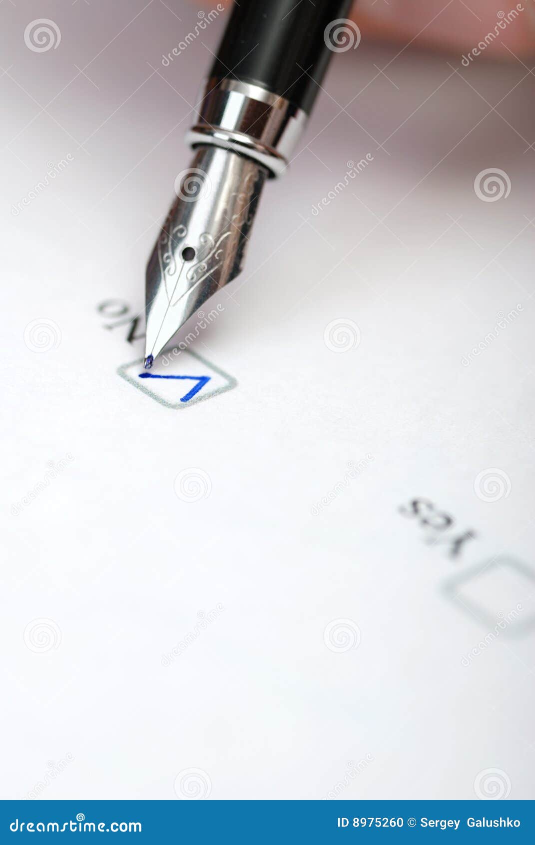 Questionnaire stock photo. Image of paper, list, choosing - 8975260
