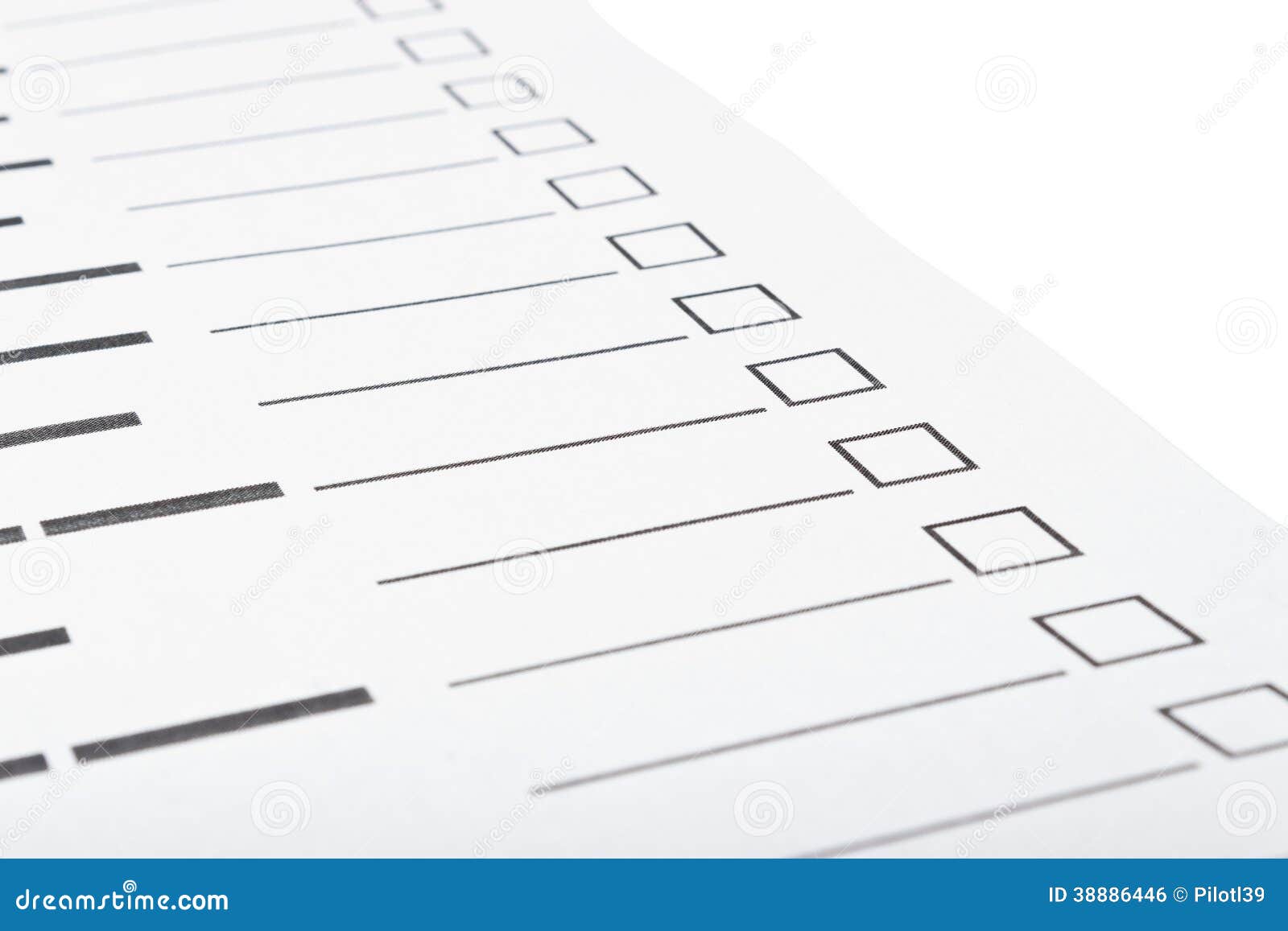 Questionnaire stock photo. Image of business, examining - 38886446