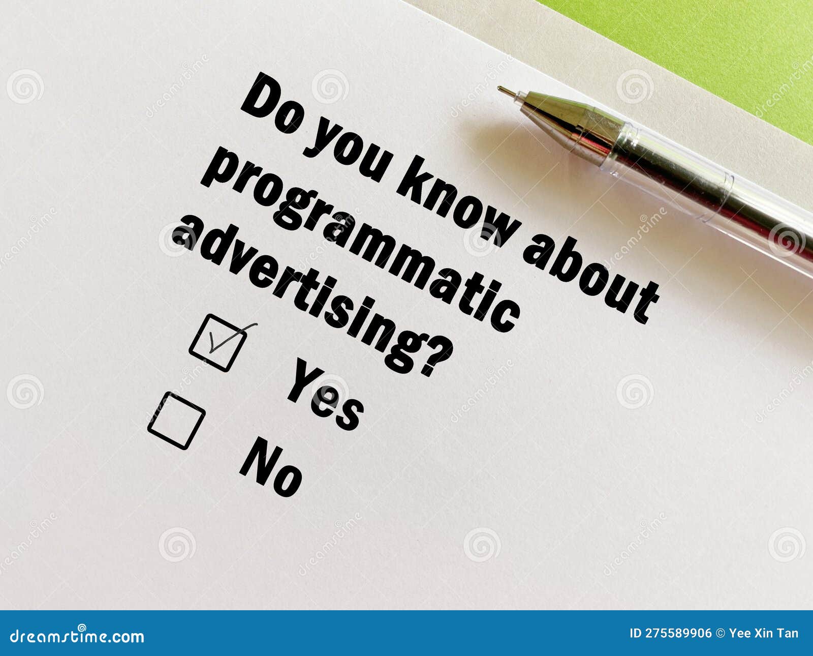 Questionnaire about Advertisement Stock Illustration - Illustration of ...