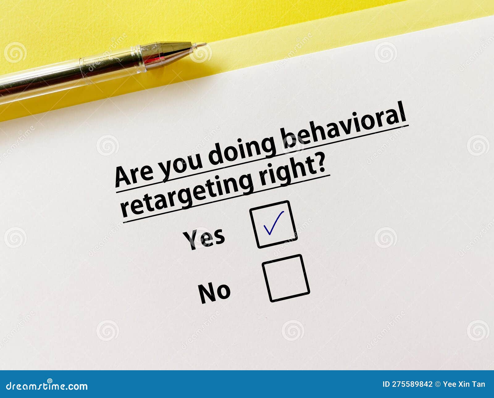 Questionnaire About Advertisement Stock Photography | CartoonDealer.com ...