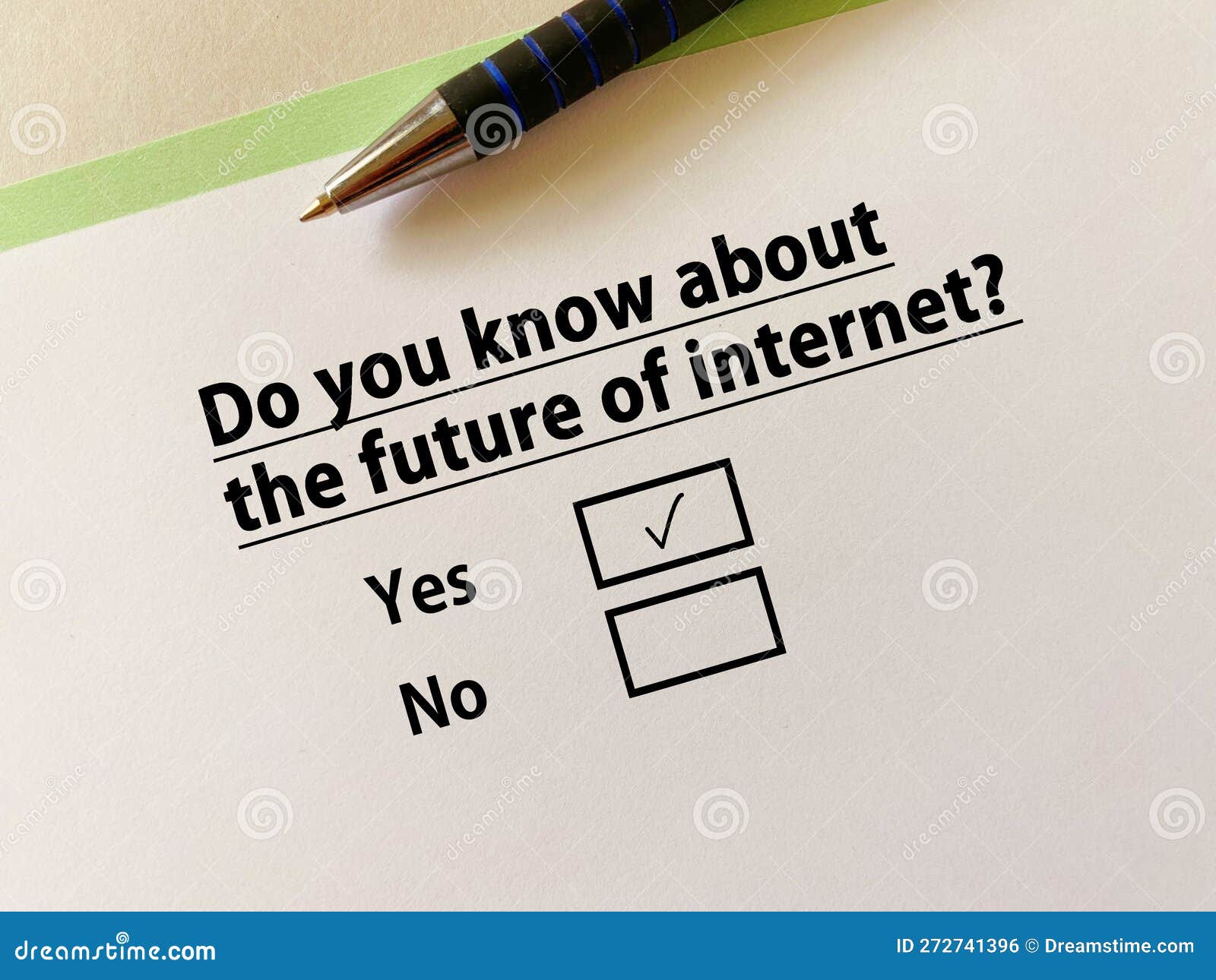 Questionnaire about Artificial Intelligence Stock Photo - Image of ...