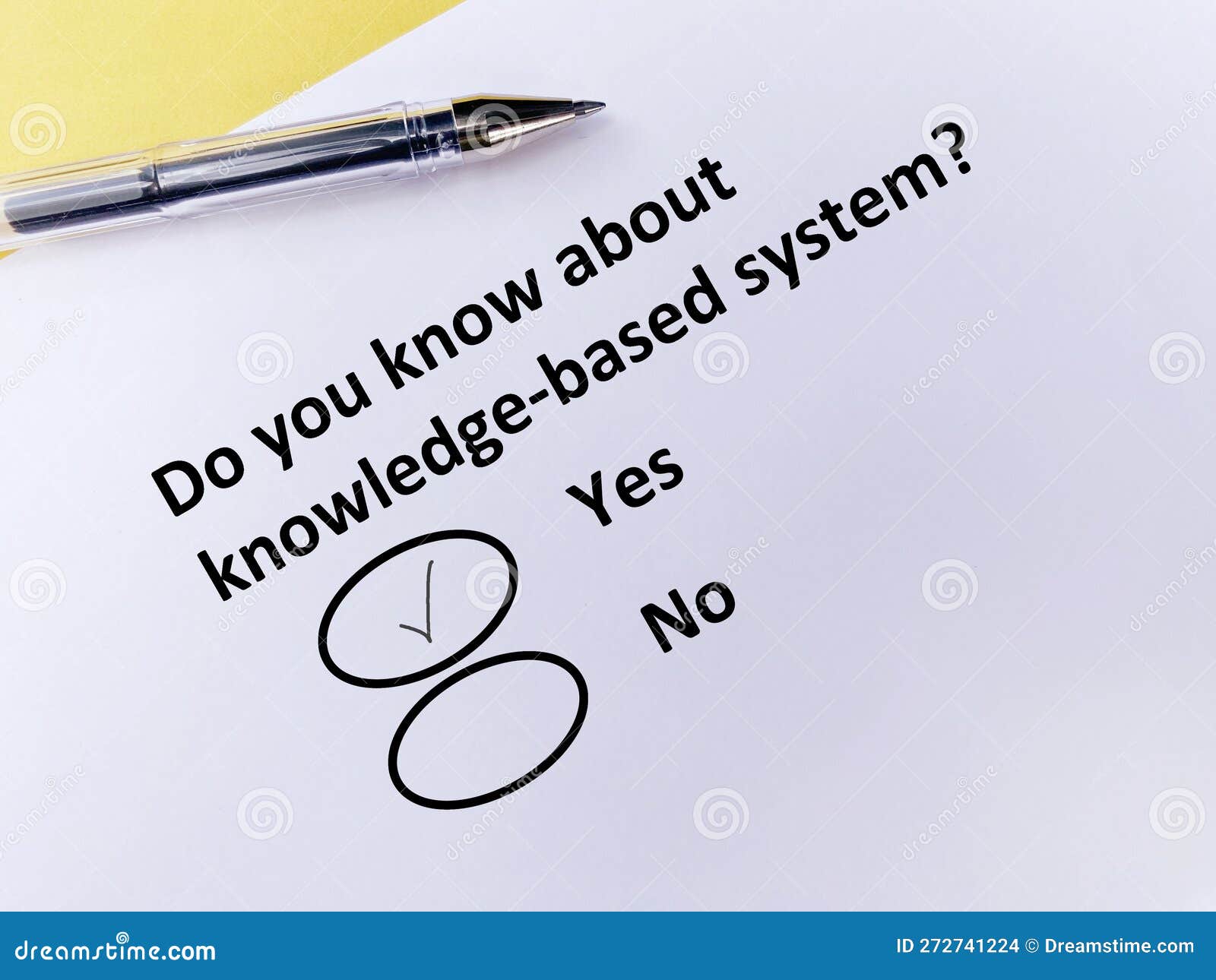 Questionnaire about Artificial Intelligence Stock Photo - Image of ...