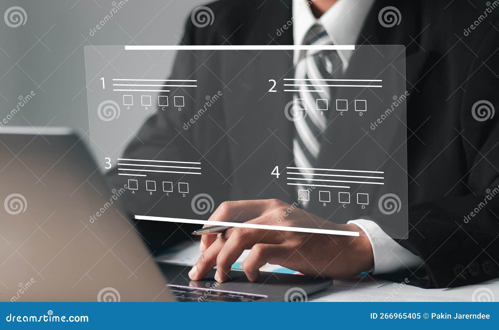 Questionnaire with Checkboxes Stock Image - Image of feedback ...