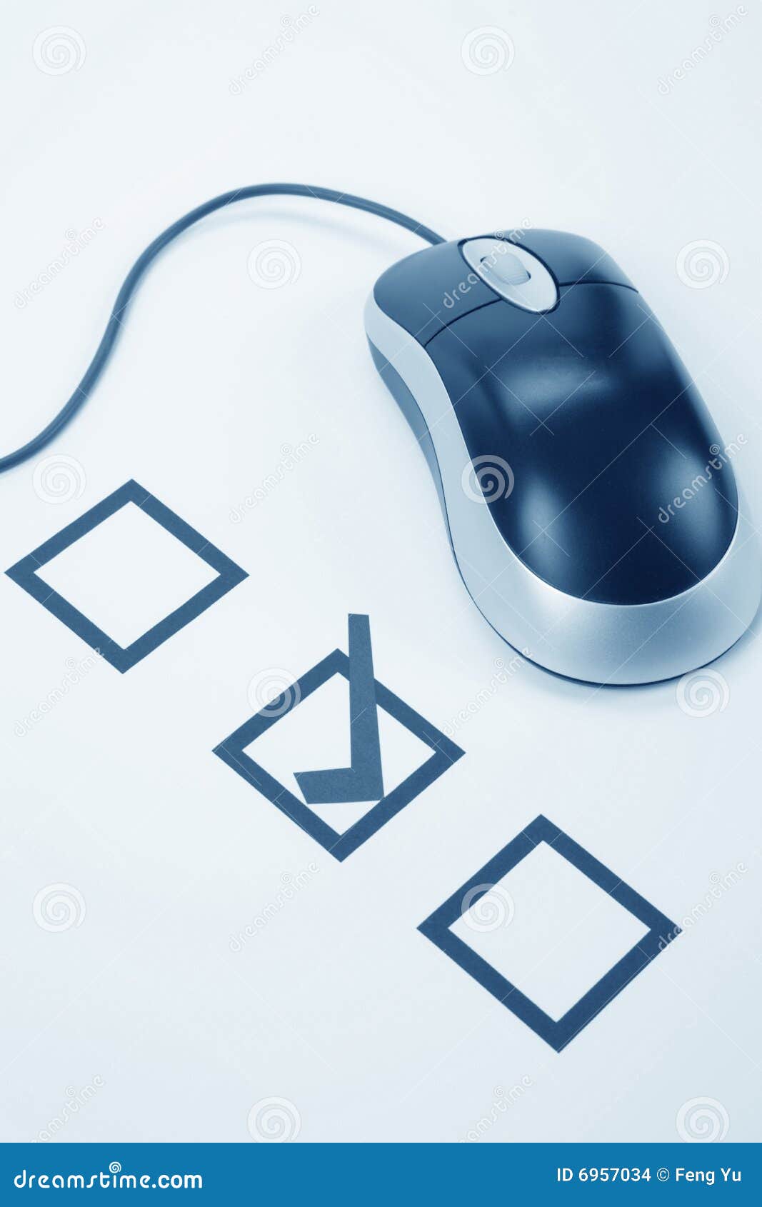 Questionnaire and Computer Mouse Stock Photo - Image of election ...