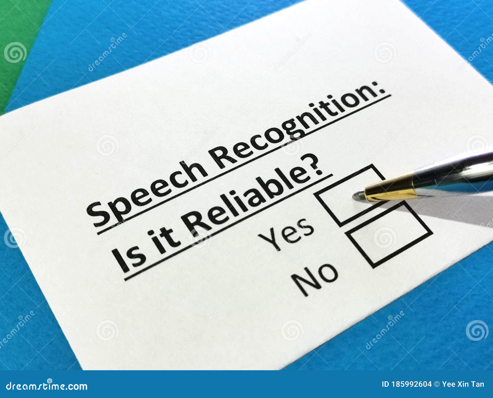 Questionnaire about Electronics Stock Photo - Image of technology ...