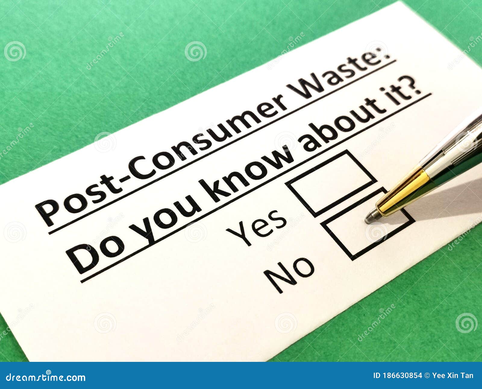 Questionnaire about Environment Stock Photo - Image of aware, teach ...