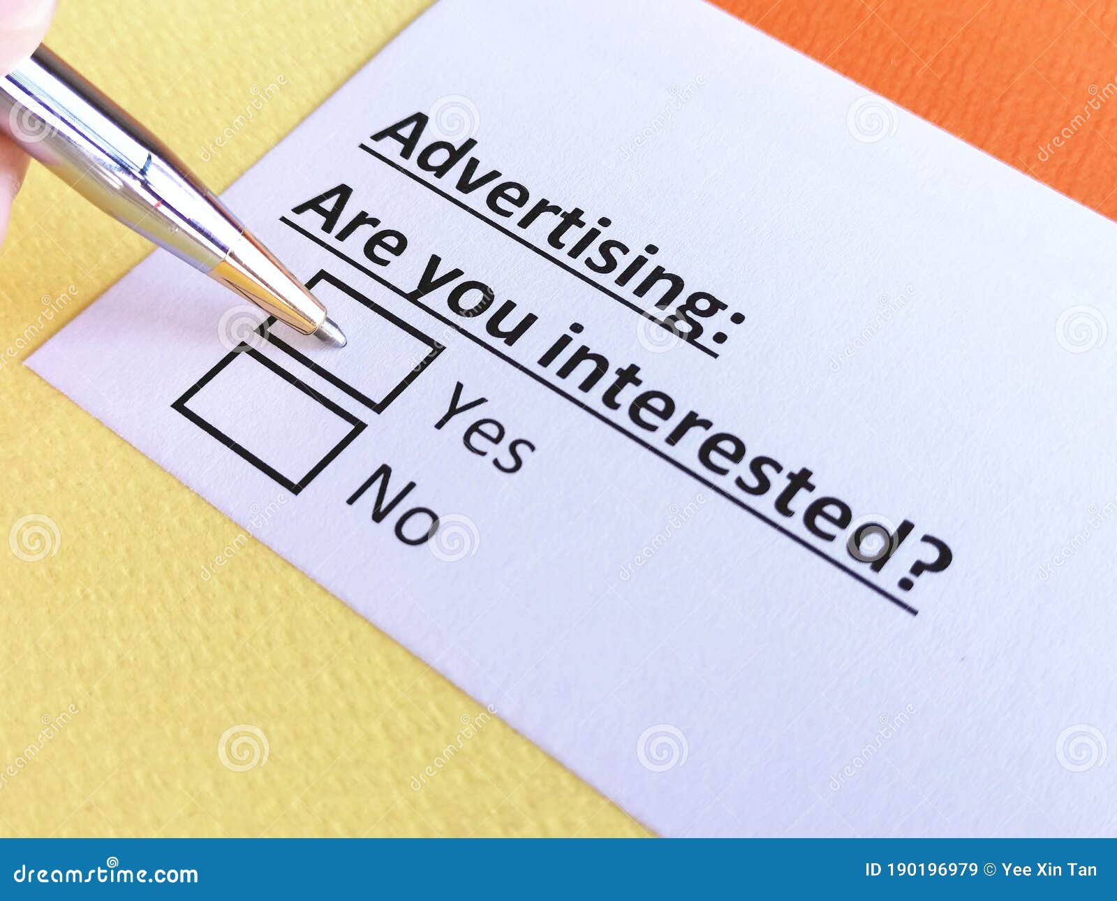 Questionnaire about Industry Stock Image - Image of advertising ...