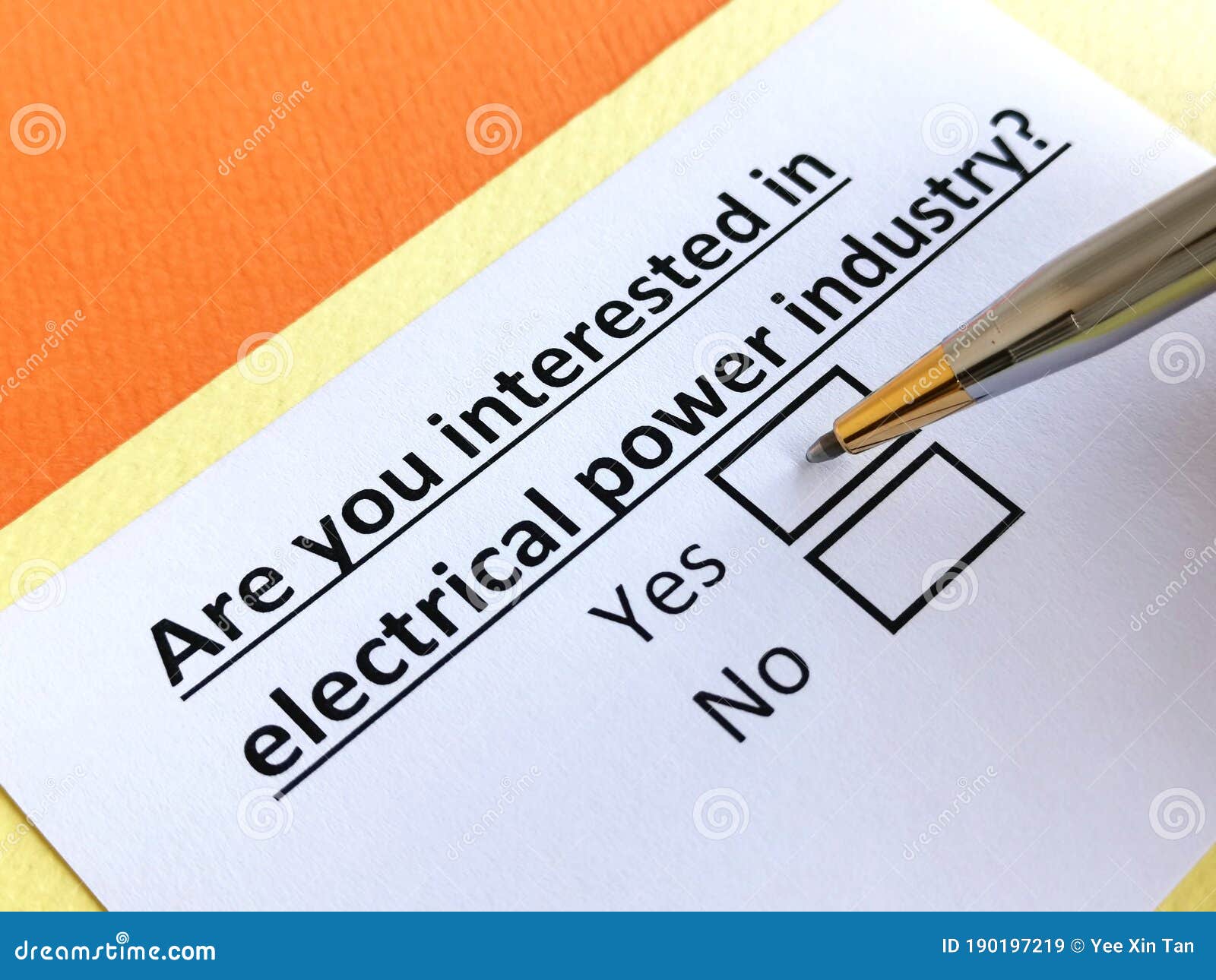 Questionnaire about Industry Stock Image - Image of interested, educate ...