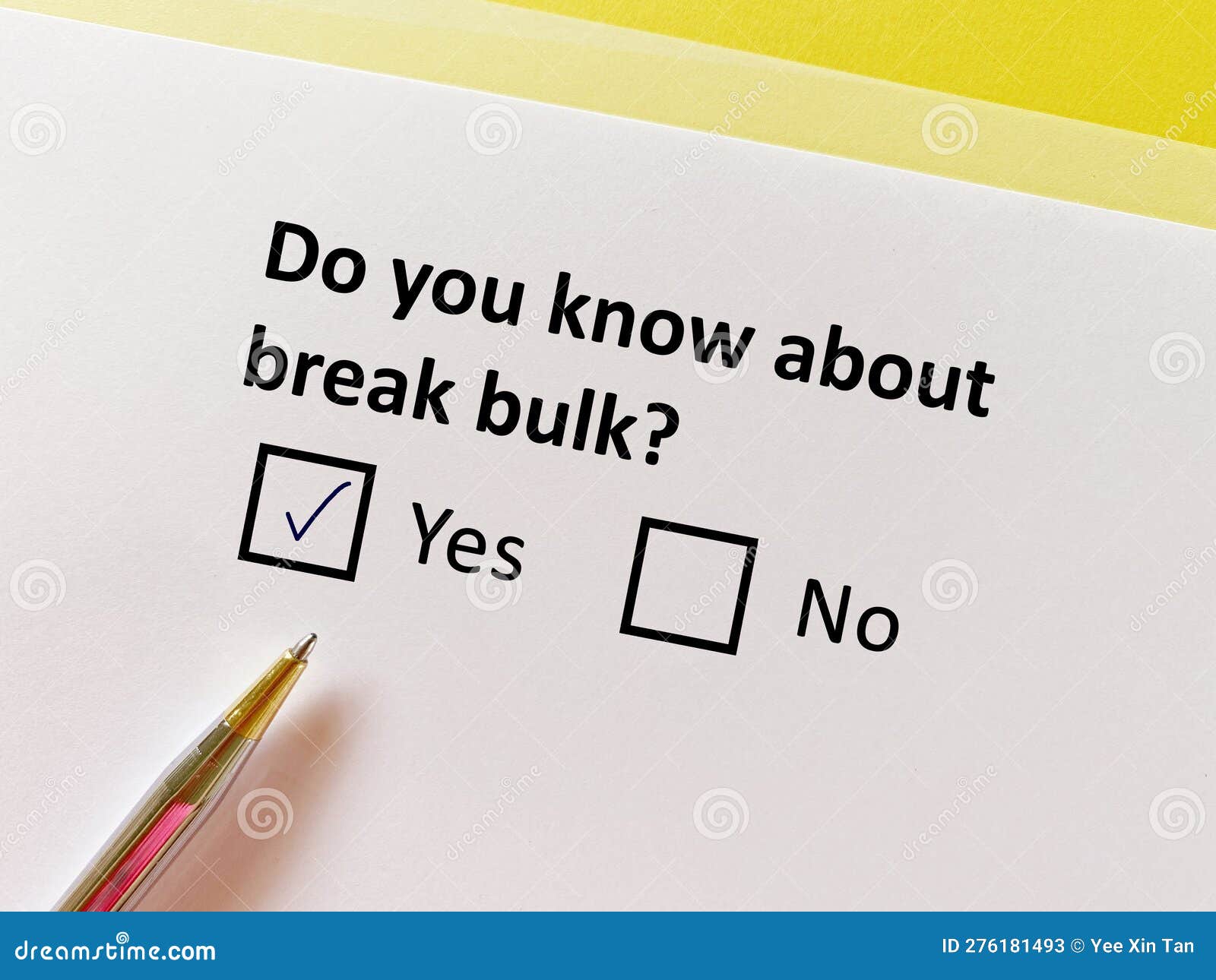 Questionnaire about Logistics Stock Image - Image of management, aware ...