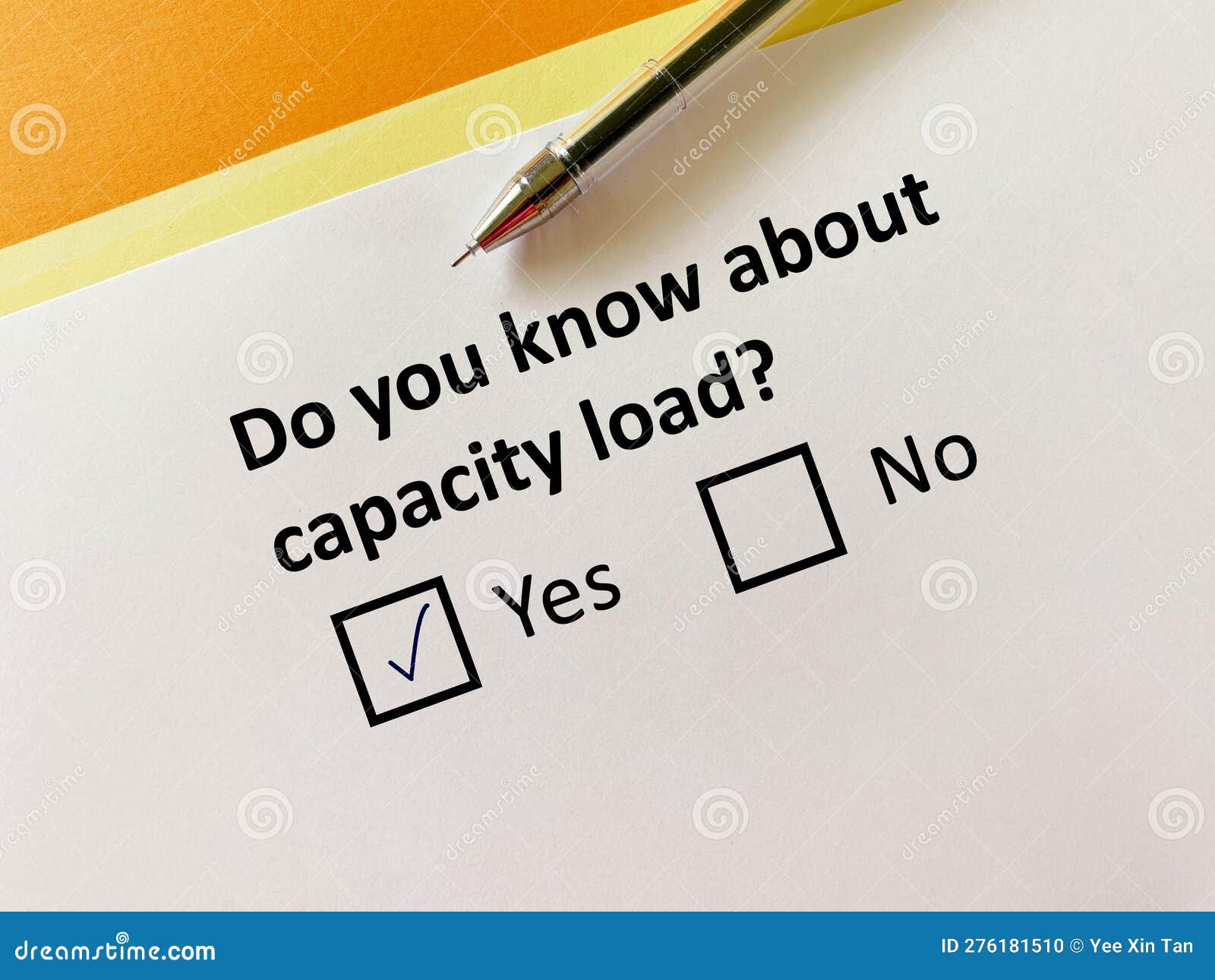 Questionnaire about Logistics Stock Photo - Image of care, business ...