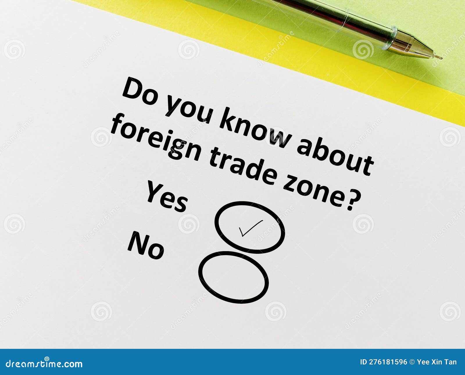 Questionnaire about Logistics Stock Photo - Image of aware, awareness ...