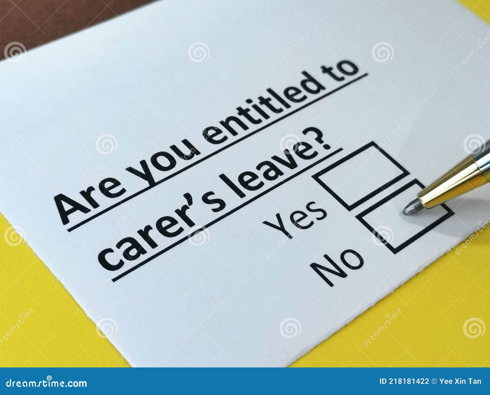 Questionnaire stock photo. Image of leave, knowledge - 218181422