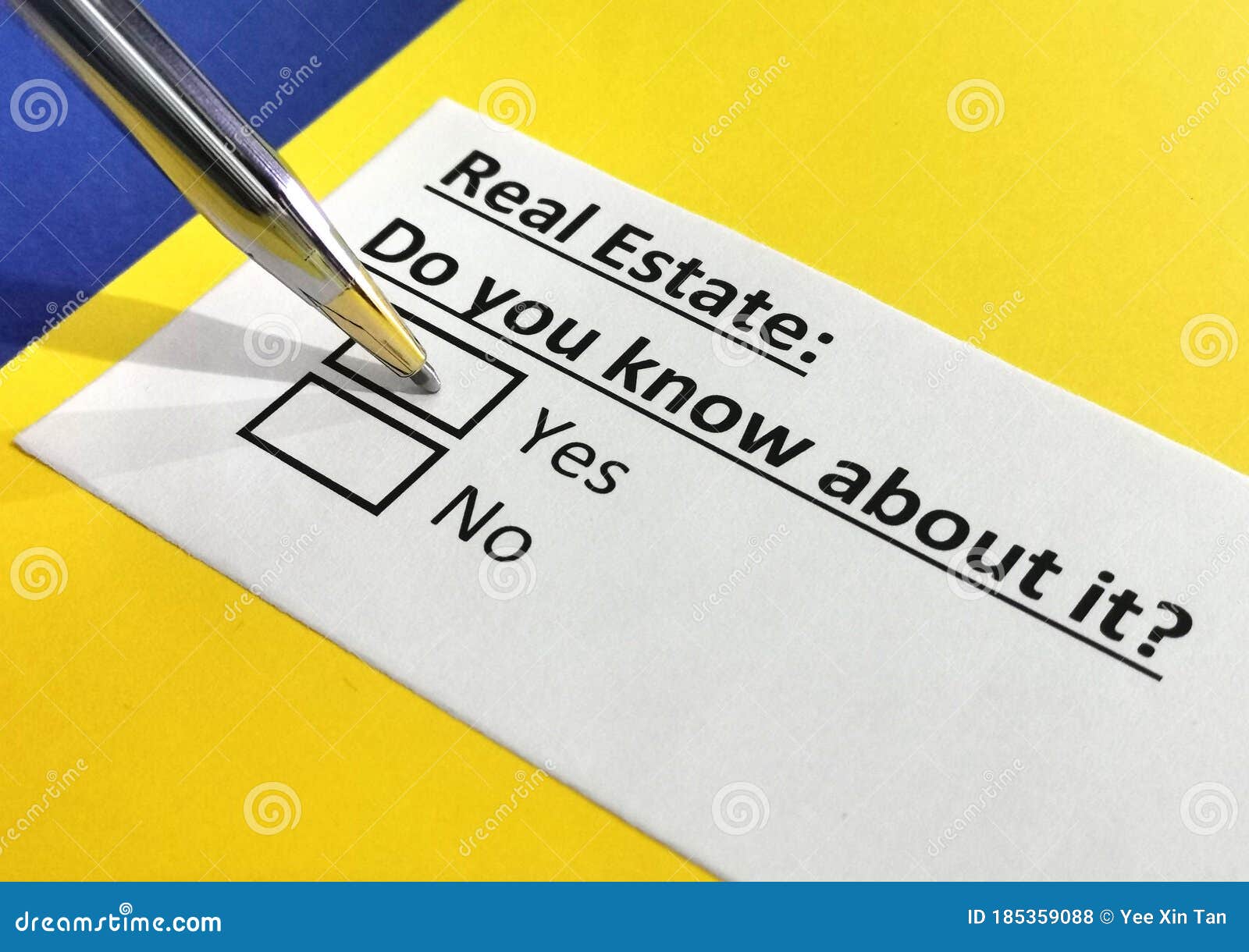 Questionnaire stock photo. Image of industry, learn - 185359088