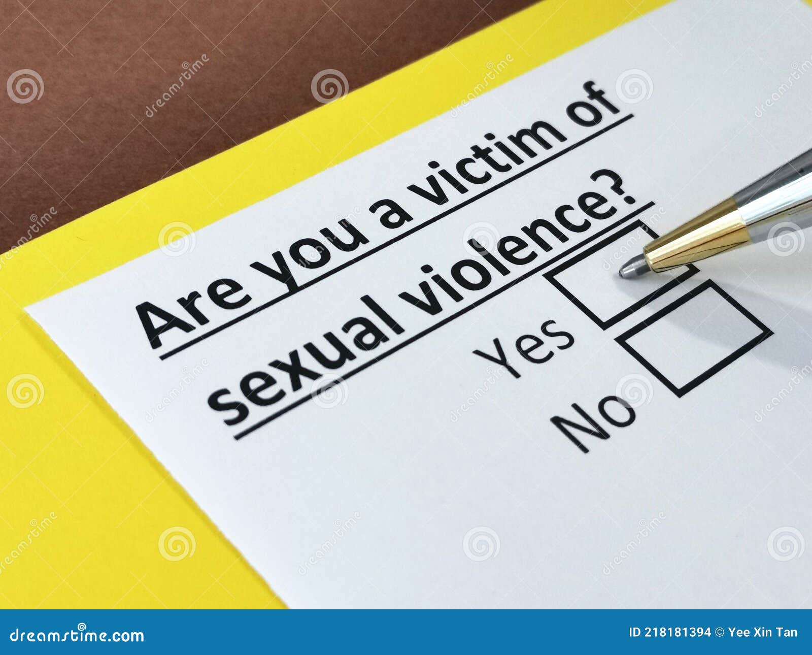 Questionnaire stock photo. Image of question, care, violence - 218181394