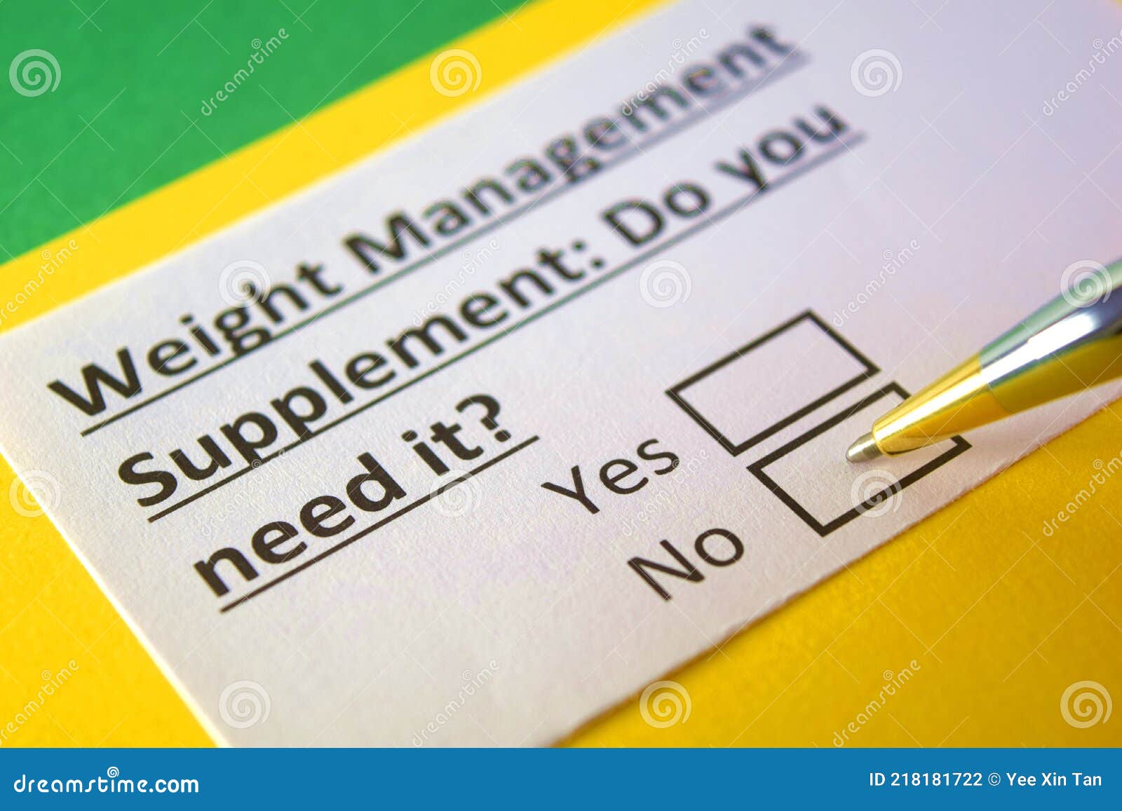 Questionnaire stock photo. Image of care, aware, weight - 218181722