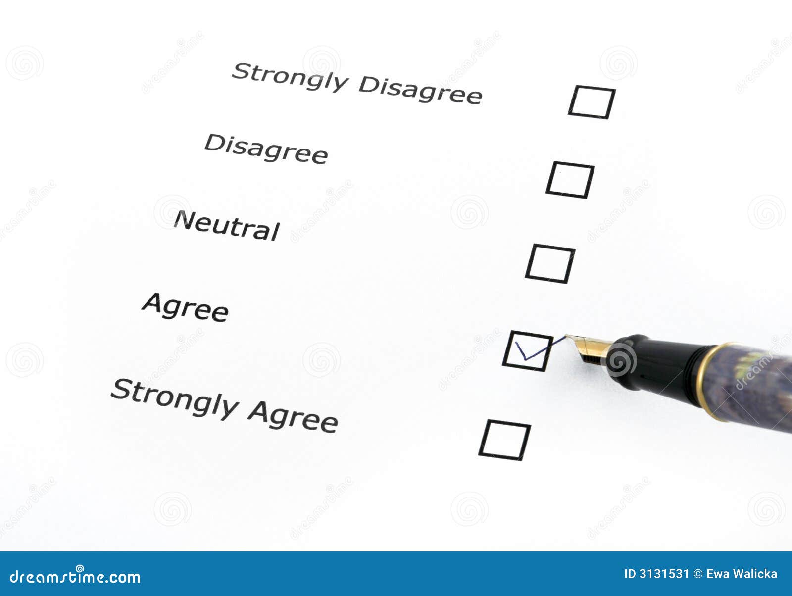 Questionnaire options stock image. Image of educational - 3131531