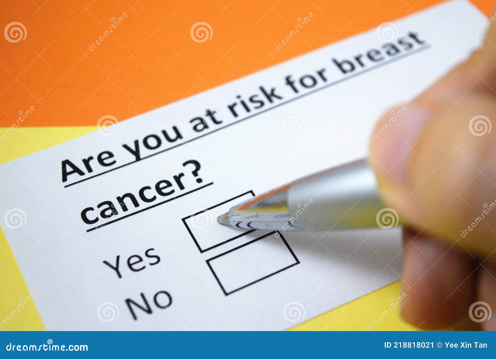 Questionnaire stock image. Image of awareness, cancer - 218818021