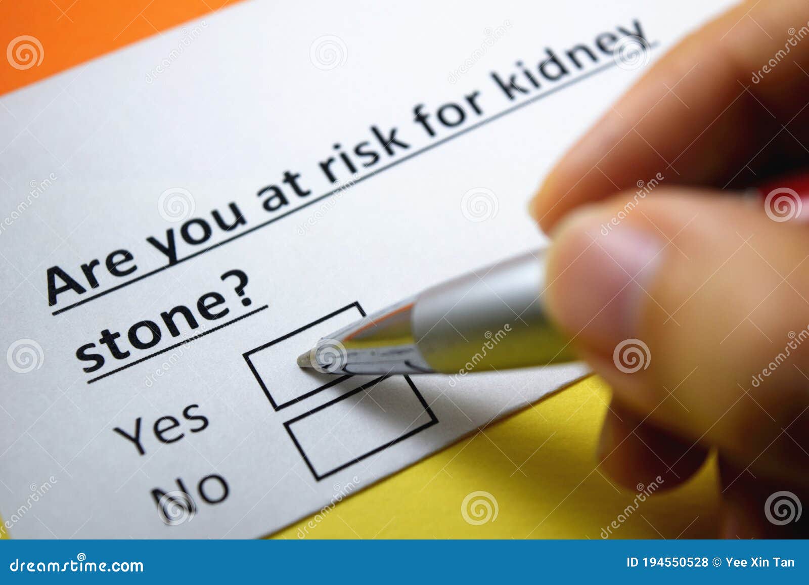 Questionnaire stock photo. Image of treatment, kidney - 194550528