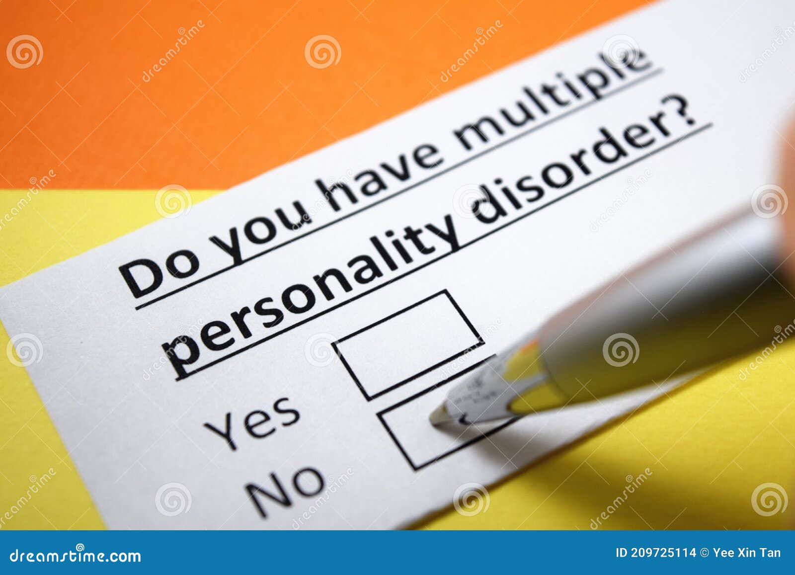 Questionnaire stock photo. Image of answer, investigate - 209725114