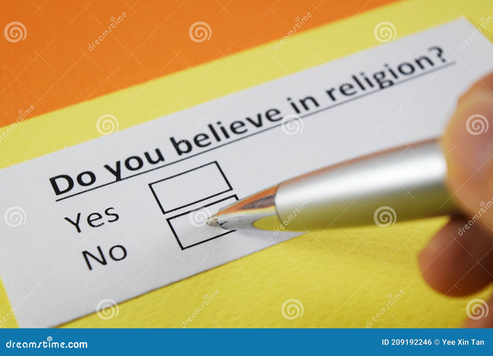 Questionnaire stock photo. Image of agree, awareness - 209192246