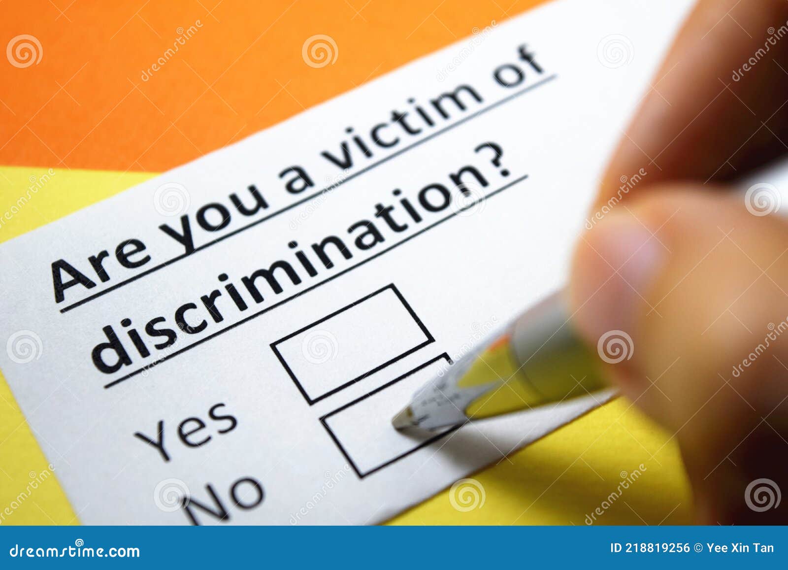 Questionnaire stock photo. Image of question, health - 218819256