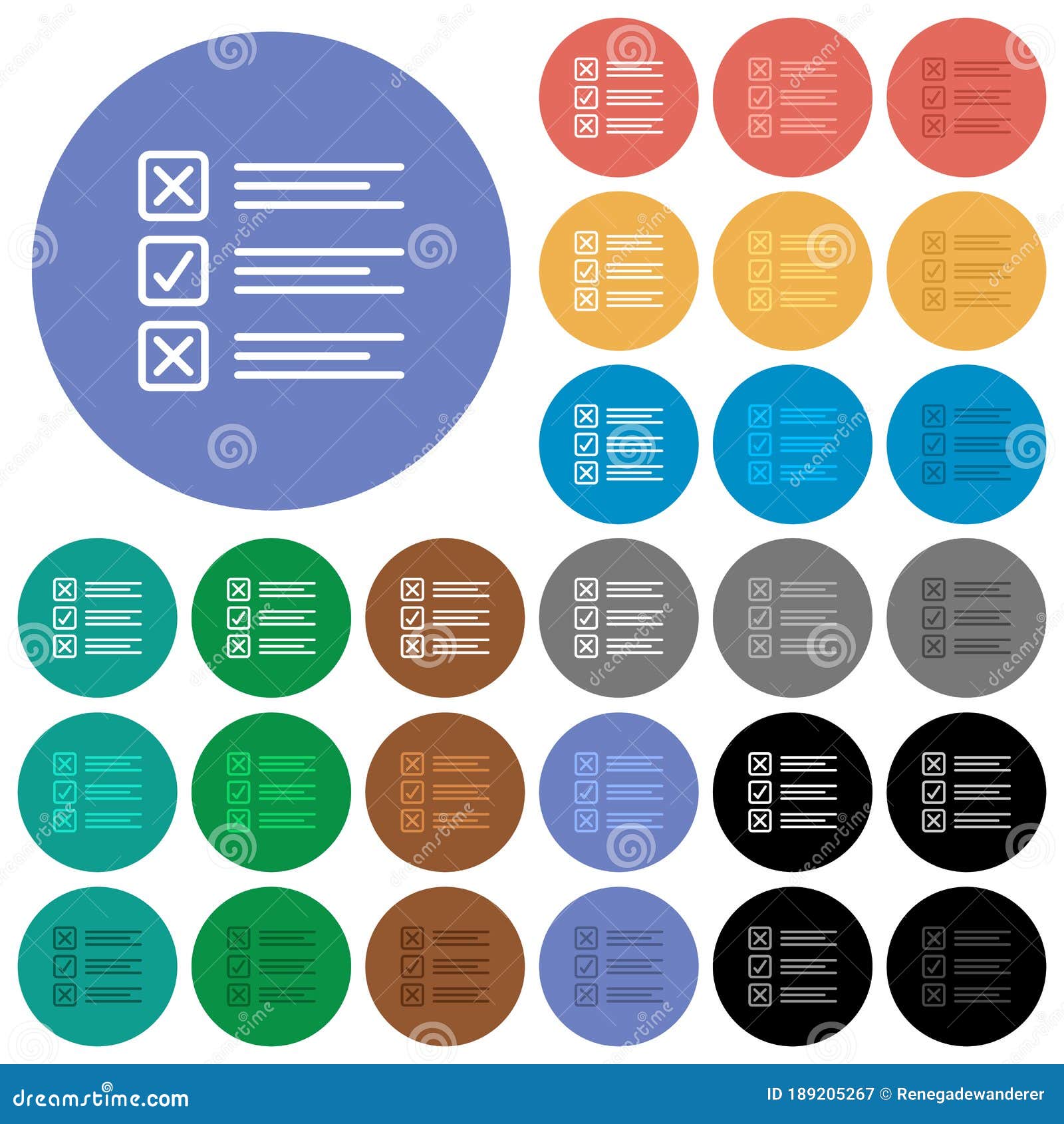 Questionnaire 2 Colored Line Icon. Simple Colored Element Illustration ...