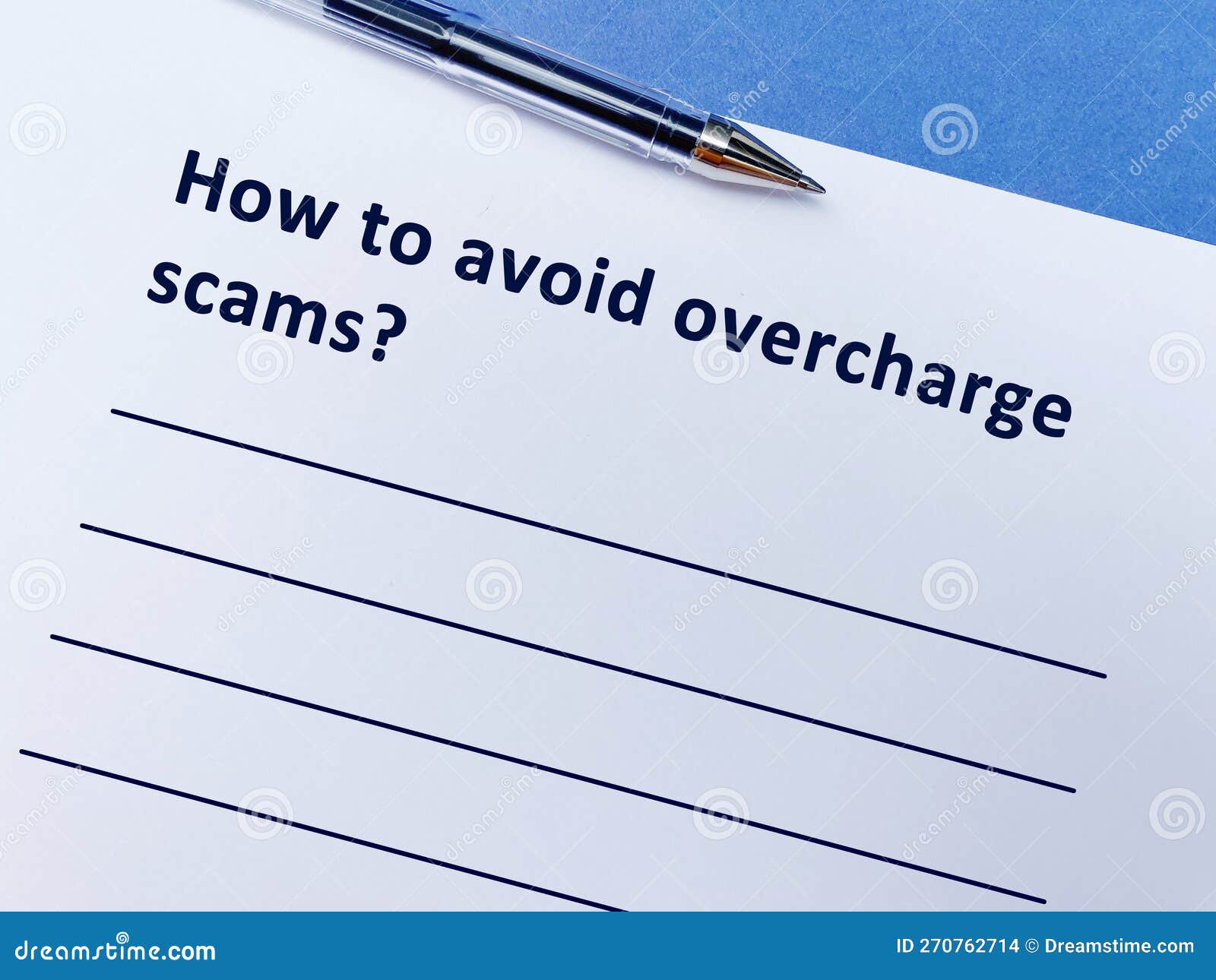 Questionnaire about scams stock photo. Image of social - 270762714