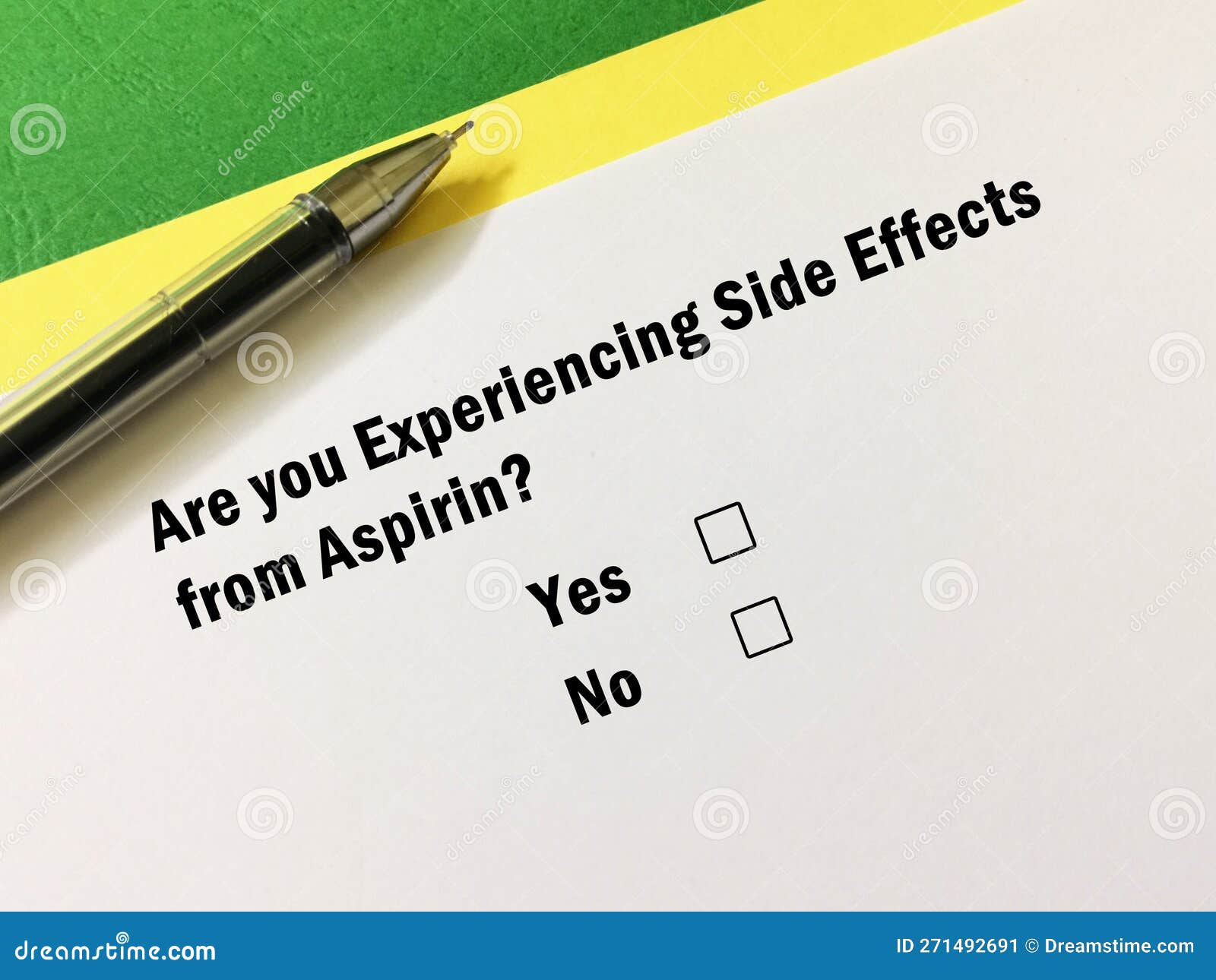 Questionnaire about Side Effects Stock Illustration - Illustration of ...