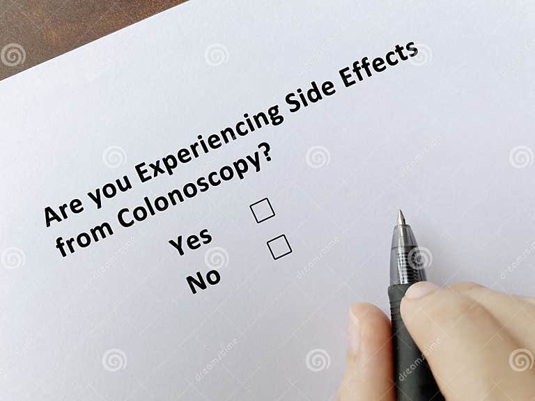 Questionnaire about Side Effects Stock Image - Image of prevention ...