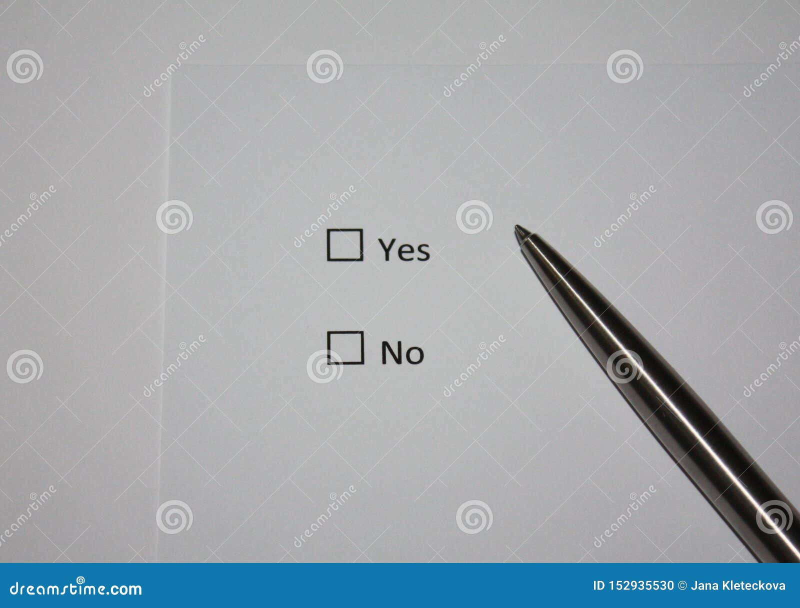 Questionnaire Yes or No. Decision Making Concept Photo Stock Photo ... Questionnaire Yes or No. Decision Making Concept Photo Stock Photo ...