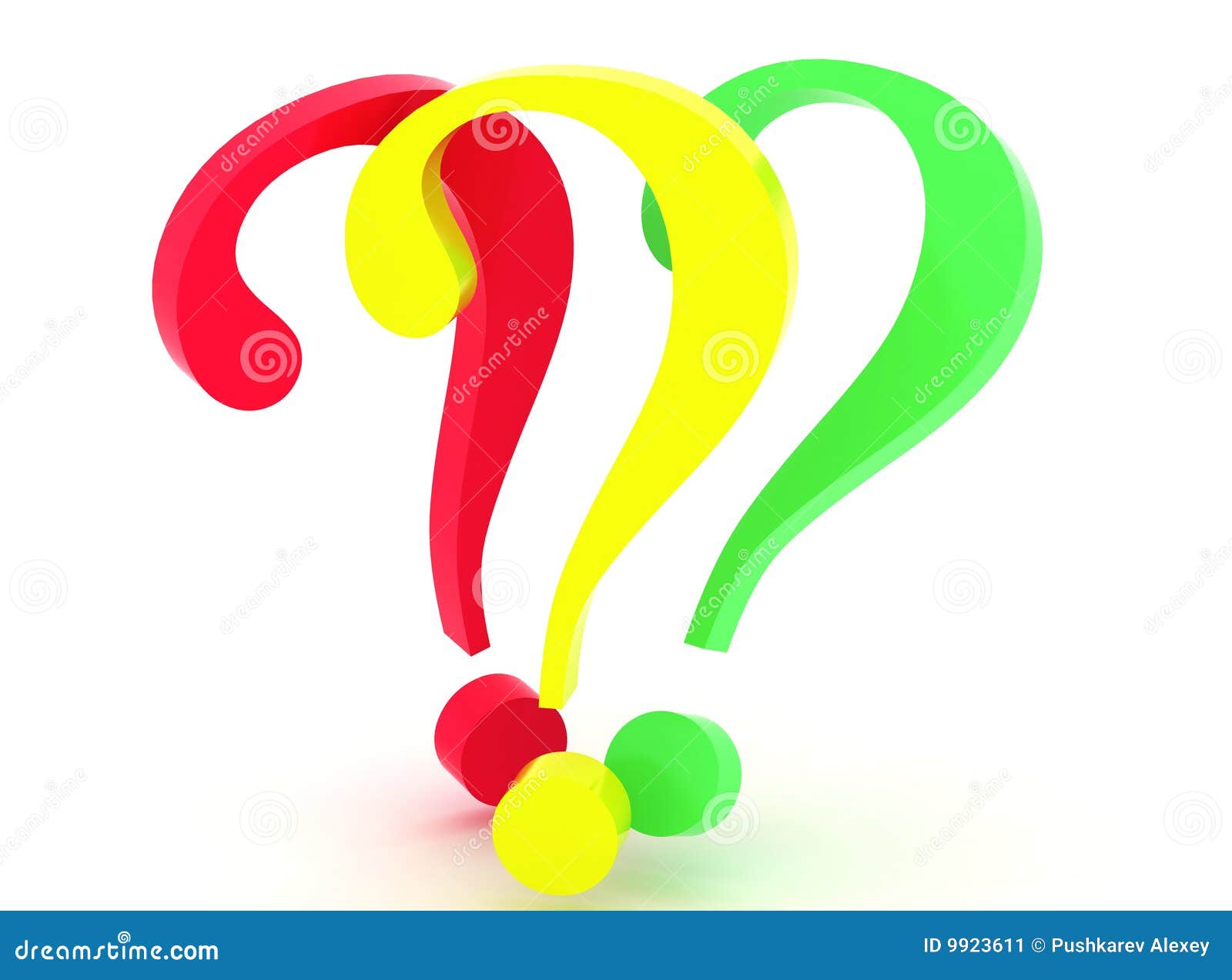 Questions. 3d stock illustration. Illustration of business - 9923611