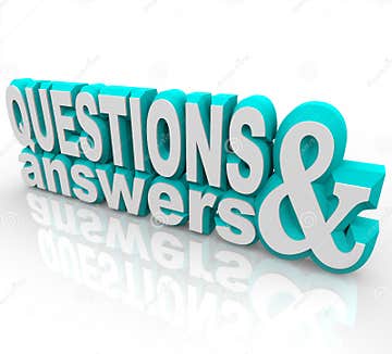 Questions and Answers stock illustration. Illustration of asking - 14928656