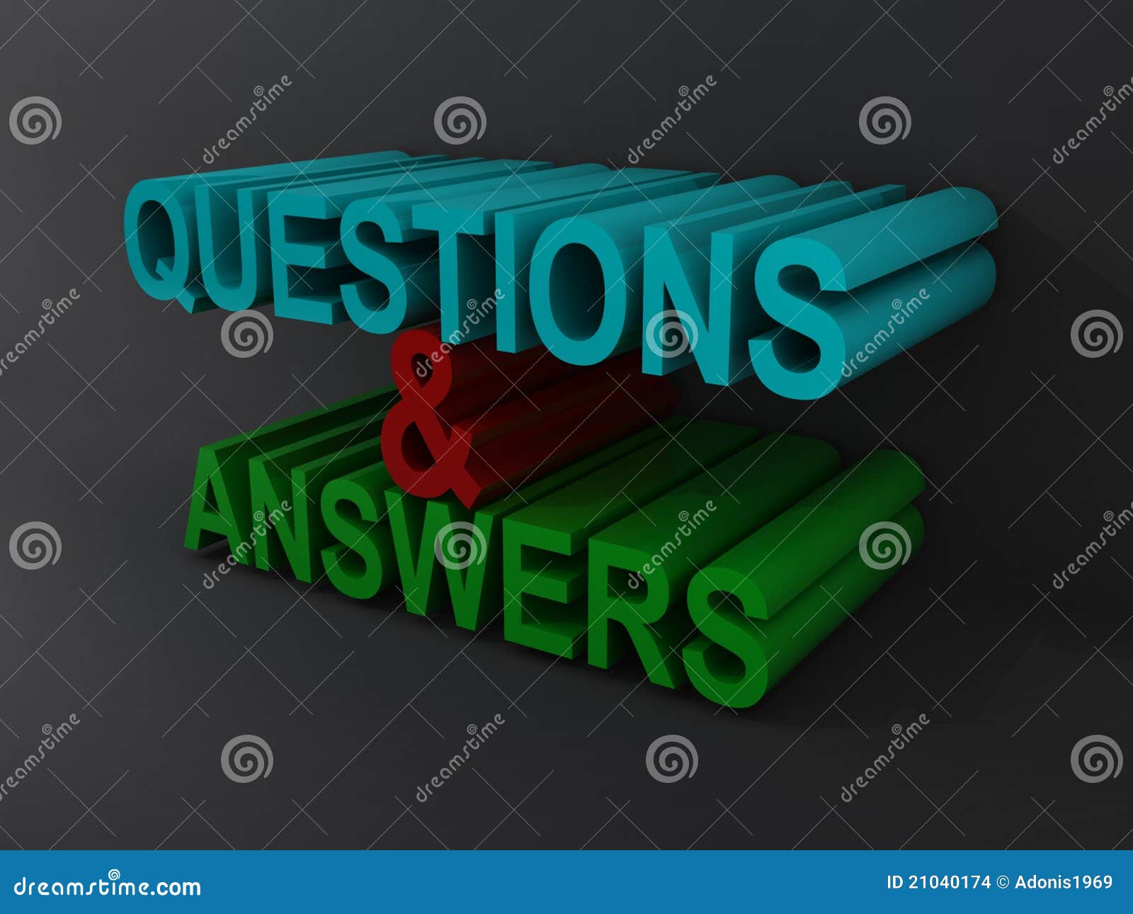 Questions and Answers stock illustration. Illustration of color - 21040174