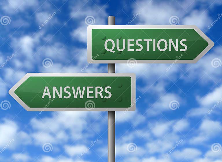 Questions and answers stock image. Image of choice, pointer - 8209371