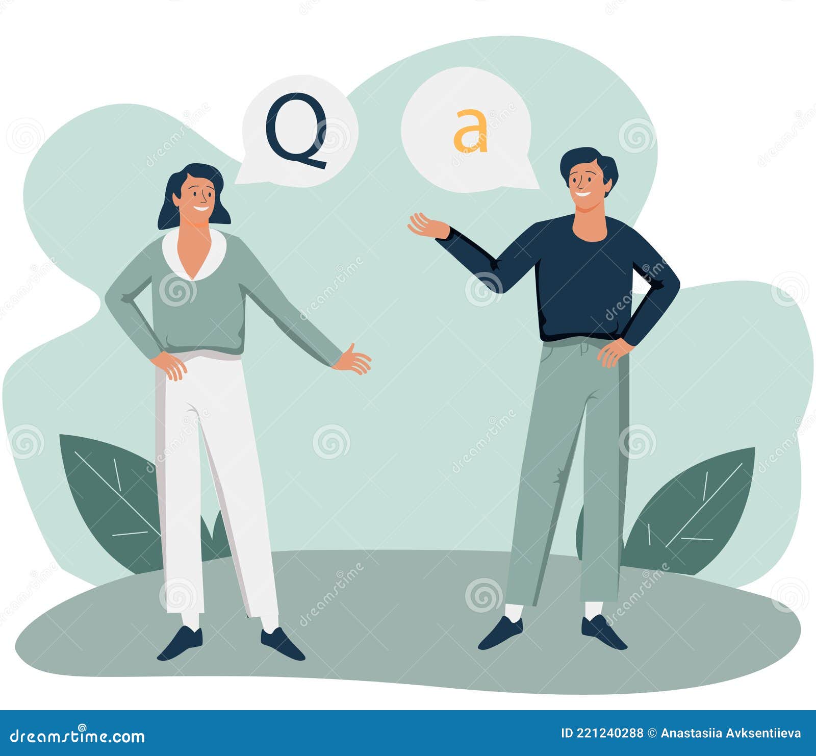 Questions and Answers or Ask Clarify Unclear Information Tiny Person ...