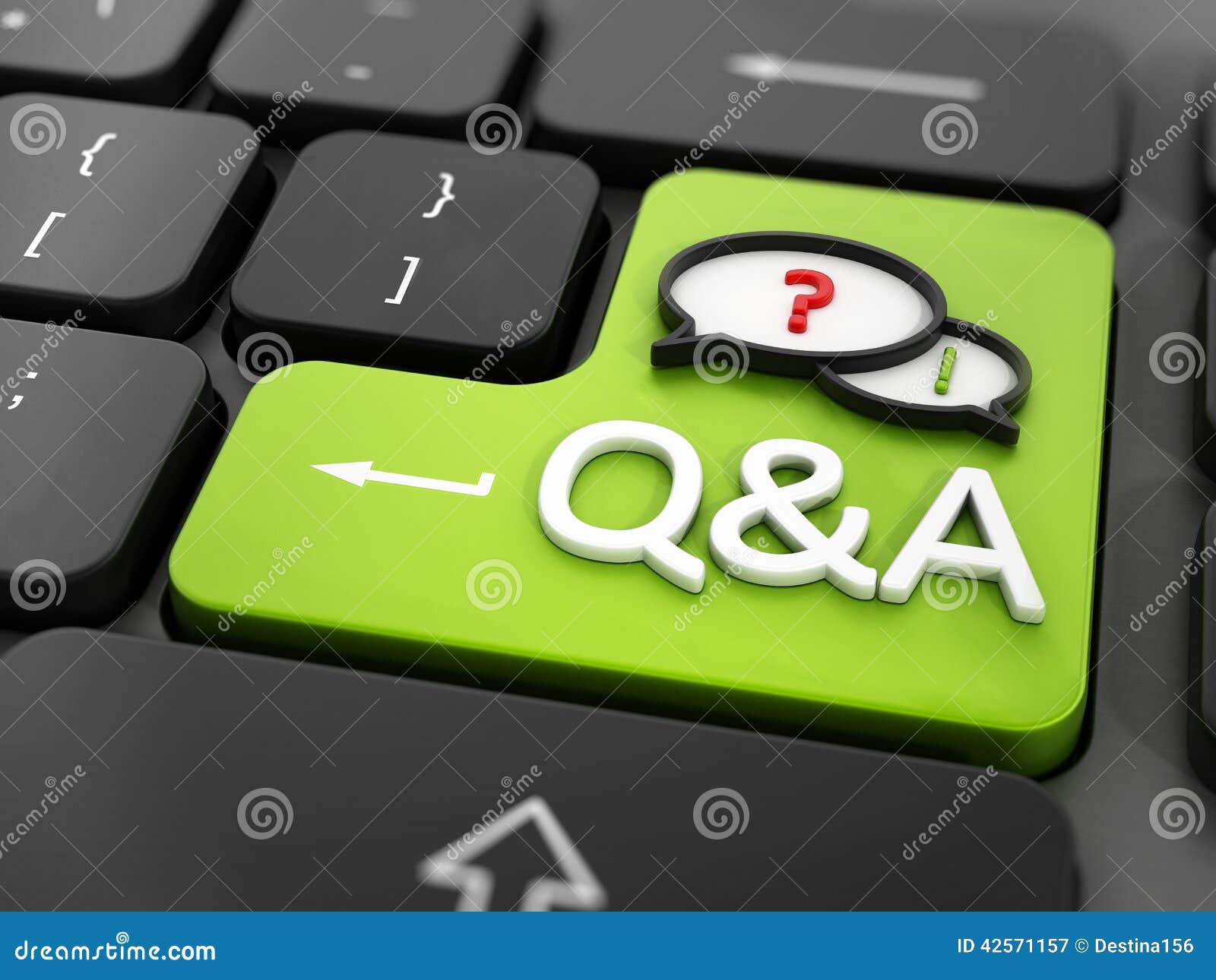 Questions and answers key stock illustration. Illustration of global ...