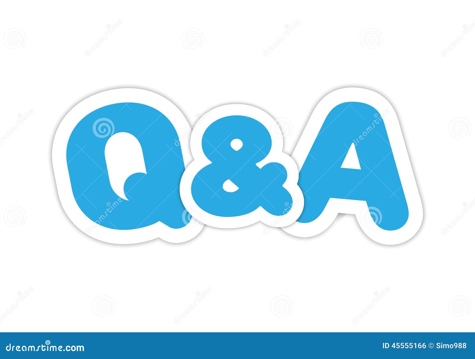 Questions and Answers Labels Stock Vector - Illustration of design ...